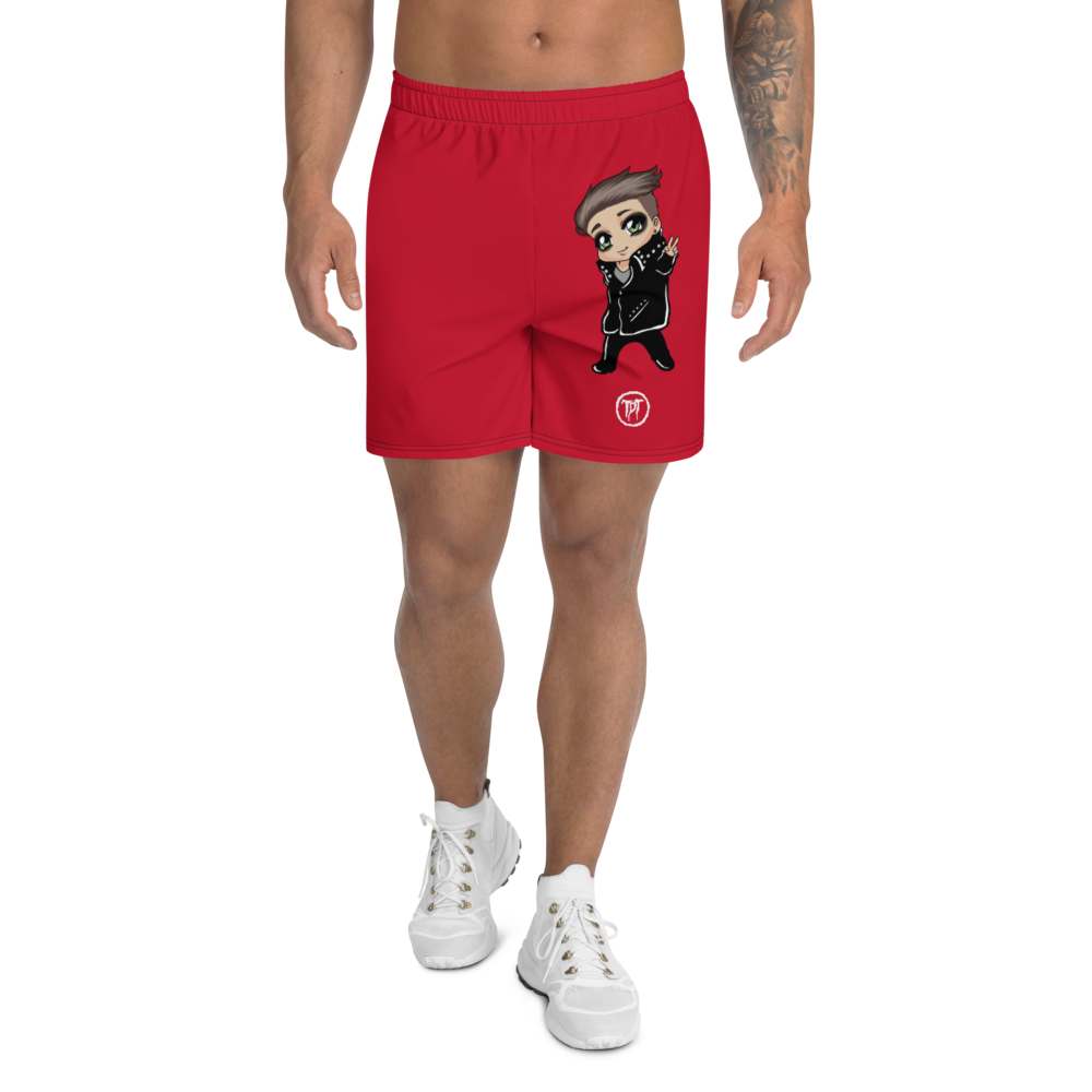 Shorts Unisex - Mini Dark Tenor Peace, Rebel Red – The Dark Tenor